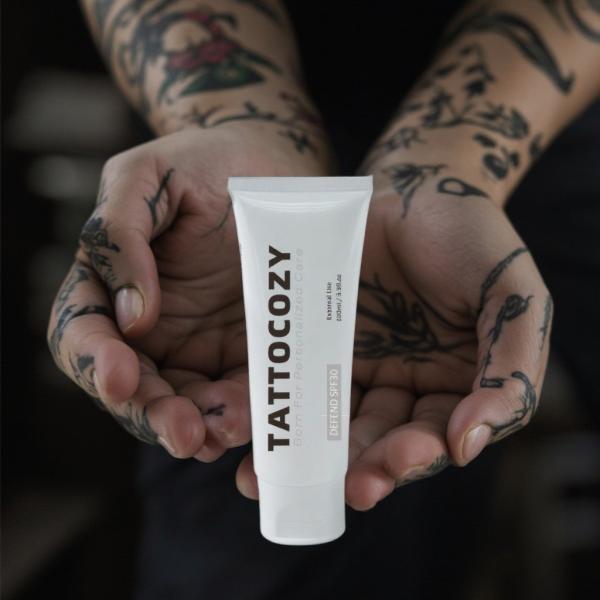Quality 100g Premium Tattoo Defend Sunscreen Cream Private Label Permanent Makeup Accessories Made of Plastic for sale