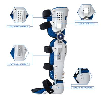 China Good quality knee brace orthosis angle telescopic hinge Adjustable angle support orthosis for sale