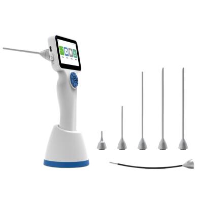 China Video Otoscopio per Strumenti Chirurgici ORL con Tubo di Inserimento, Otoscopio con Touchscreen da 3,2 pollici, Video Otoscopio for sale