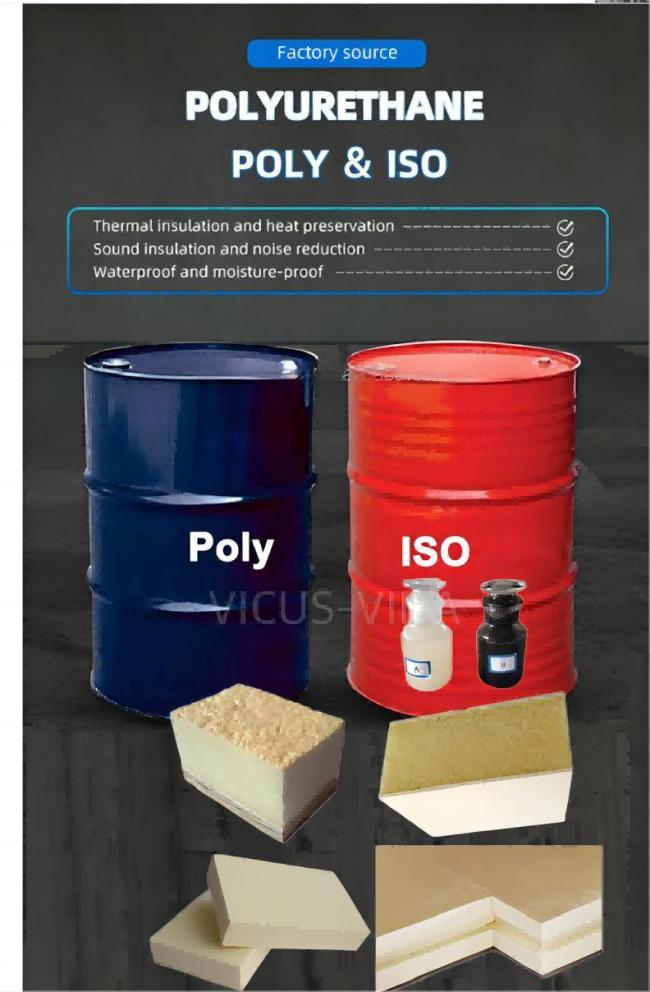 Excellent Quality Polyurethane Spray Rigid Foam Blend Polyols for Wall and Roof