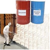 China Middle Density Polyurethane Rigid Foam Blend Polyols 245fa Blowing Agent 30-40kg/m3 for sale