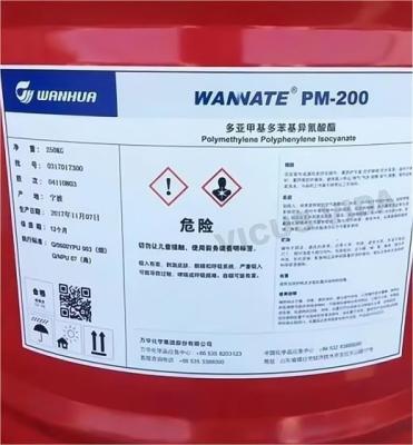 China Polymeric MDI Isocyanate for Synthetic Resin and Plastics Mdi-Pm200/5005/M20s/44V20L for sale