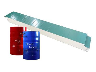 중국 PIR 샌드위치 패널 제조에 대한 폴리우레탄 혼합 폴리올 우수한 성능 판매용