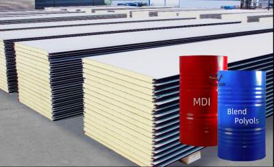 中国 工場 パーソナライズされた混合ポリオールシステム PIRサンドイッチパネル製造のための家 販売のため