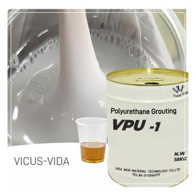 중국 수중 친수성 폴리우레탄 그라우트, 콘크리트 누수 방수 보강 수리용 그라우팅 재료 판매용
