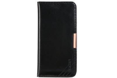 China Shockproof Leather Phone Cases Black Galaxy S8 Plus Protective Case for sale