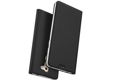 China Black Xiaomi Redmi 4 Phone Cover , Shockproof Mobile Phone Flip Cover for sale