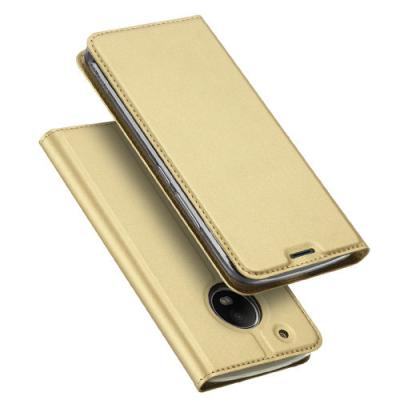 China Slim PU + TPU Leather Phone Cases with stand for Moto G5 , Rose Gold Blue for sale