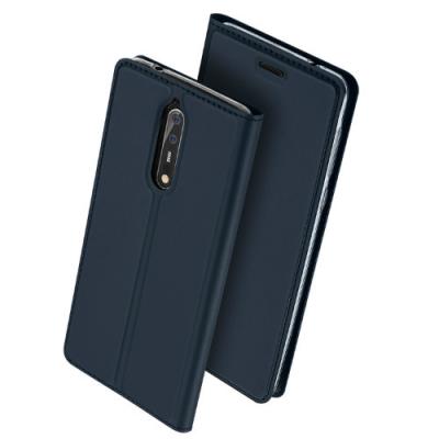 China Custom leather phone cases Nokia 8 phone case stand shockproof oilproof for sale
