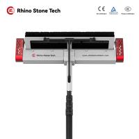 China Single Roller Solar Panel Washer Brush Replaceable  Solar Panel Cleaning Brush And Pole 3.6m for sale