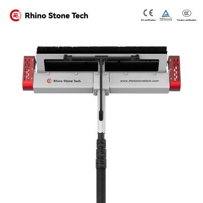 Китай Щетка для очистки солнечных панелей с одним роликом, сменная щетка для очистки солнечных панелей и штанга 3,6 м продается