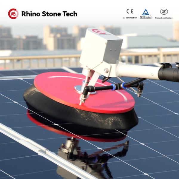 Quality 3.6m 5.4m 7.5m Carbon Fiber Telescopic Rod Solar Panel Washing Single Head Aluminum Alloy for sale