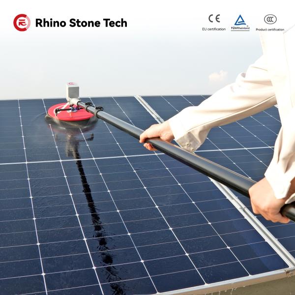 Quality Outdoor 30AH Solar Panel Washing Equipment Single Disc Service Anti Static for sale