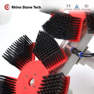 China Carbon Fiber Solar Panel Cleaning Rotating Brush Anti Static   Solar Panel Washing Brush for sale