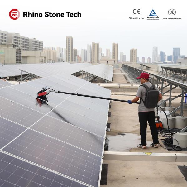 Quality Dust Remove Solar Maintenance Services High Temperatures Solar Panel Cleaning Kit for sale