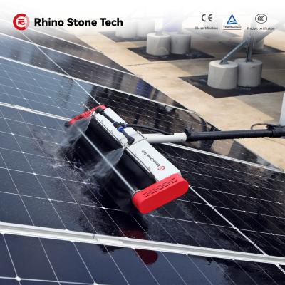 China Carbon Fiber Solar Panel Cleaning Tools 630RPM Solar Panel Cleaning Roller Brush OEM for sale