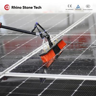 China Telescopic Reach And Wash Window Cleaning 12m - 18.3m Carbon Fibre Window Cleaning Pole for sale