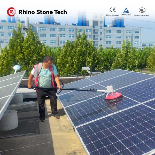 Quality High Pressure Solar Panel Cleaning Tools  Rotating PV Clean Brush For Cleaning Solar Panels for sale