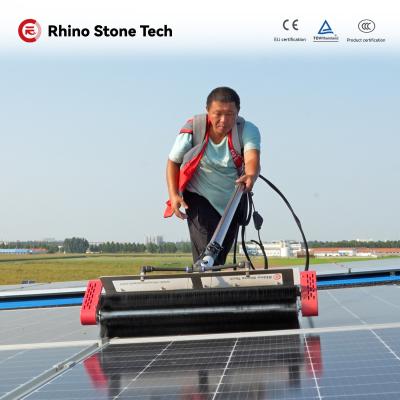 China 5.4m 7.5m Solar Panel Washing Equipment Solar Panel Roller Cleaning Brush 30AH for sale