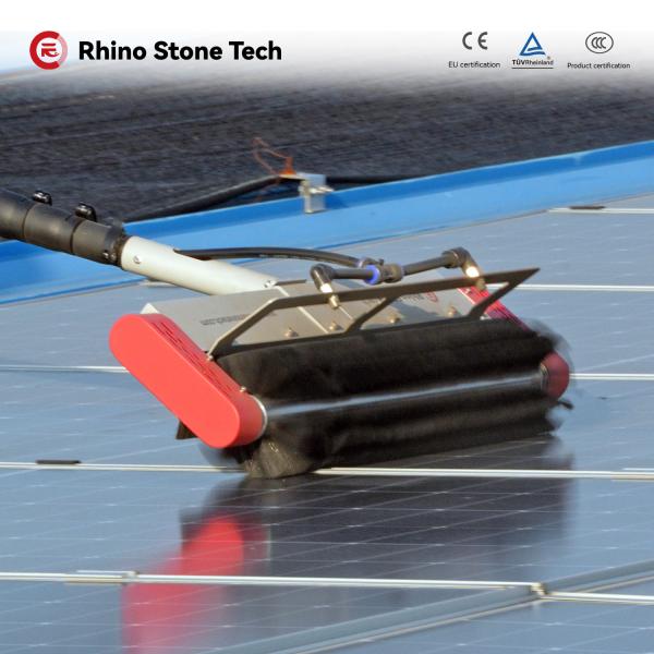 Quality Reusable Solar Panel Washer Brush Dual Mode  Automatic Solar Panel Cleaner 5.4m for sale