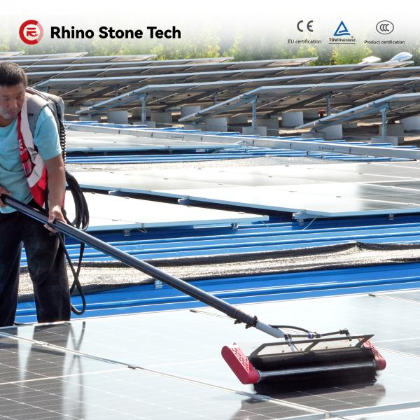 Quality Dust Remove Solar Panel Cleaning Rotating Brush 3.6m 5.4m 7.5m Dry Cleaner Equipment for sale