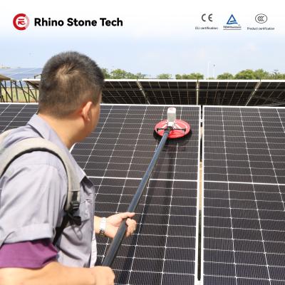 China Battery Powered Solar Panel Cleaning Tools 3.6meter 5.4meter Solar Panel Cleaning Broom for sale