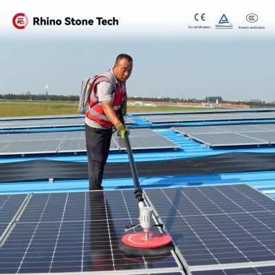 Китай Щетка для очистки солнечных панелей водой, однодисковая, 360 об/мин, оборудование для крыш и солнечных батарей продается