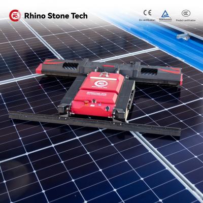 China Automatisches ferngesteuertes Solarpanel-Reinigungssystem Raupenroboter für PV-Strom-Entstaubungslösung zu verkaufen