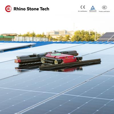 China Remote Control Solar Panel Cleaning Robot for PV Power Station Maintenance Intelligent Cleaner for sale