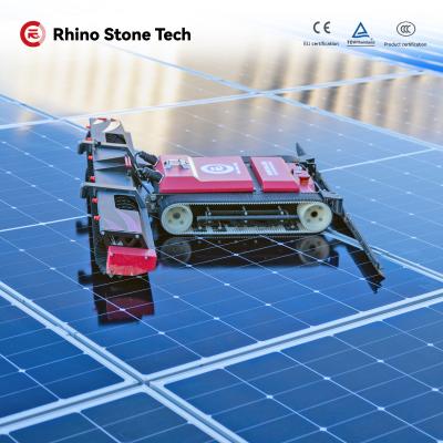 China Remote Control Solar Panel Cleaning Robot for PV Power Station Maintenance Intelligent Cleaner for sale