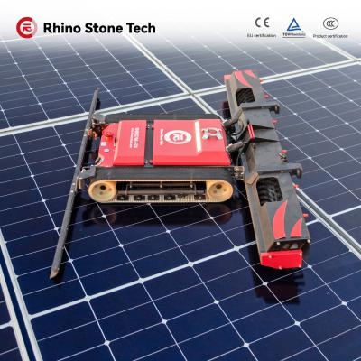 China Wireless Control System Electric Photovoltaic Cleaning Robot with Remote Control Solar Panel Cleaning Equipment for sale