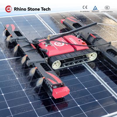 China Solar Panel Cleaning Robot Solar Panel Machine Wet and Dry Solar Panel Cleaning Robot for sale