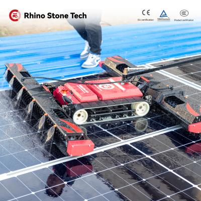 China Solar Panel Cleaning Robot Solar Panel Machine Wet and Dry Solar Panel Cleaning Robot for sale