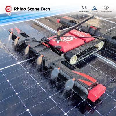 China Solar Panel Cleaning Robot Solar Panel Machine Wet and Dry Solar Panel Cleaning Robot for sale