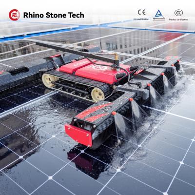 China Solar Panel Cleaning Machine PV Stain Removal System Photovoltaic Units Washing Cleaner for sale