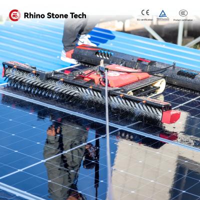 China Anti-Fall Speed Adjustable Automatic Remote Control Photovoltaic Cleaning Robot PV Performance Optimizer for sale