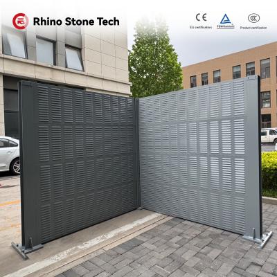 China Galvanized Steel Sheet Shell Multi-Size Customizable Entire Set Sound Absorbing Sound Dampening Panel Energy Storage Sound Barrier for sale