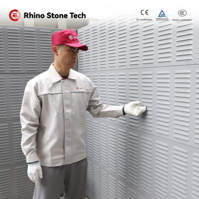 China Galvanized Steel Sound Dampening Panel Energy Storage Noise Barrier Energy Storage Sound Barrier with Resistance to Oxidation and Corrosion for sale