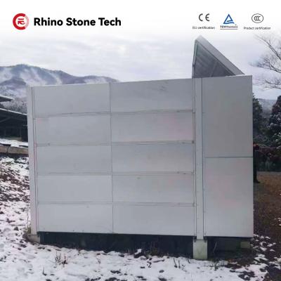 China Aluminum Alloy Whole Set Soundproof Panel Energy Storage Sound Barrier with Low Impurity Centrifugal Glass Wool for Excellent Acoustic and Moisture Resistance for sale