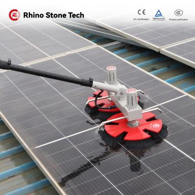 China Solar Panel Cleaning Brush and Pole Water Feed Solar Panel Cleaning Brush Kit for sale