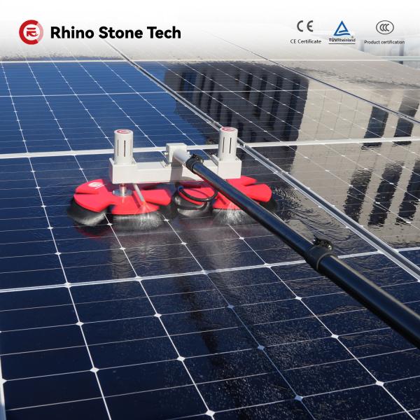 Quality New Design Robot Solar Panel Cleaning Robot Supplier with Best Price PV Cleaning Brush for sale