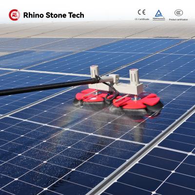 China Solar Related Products Automatic Solar Panel Double Brushes Cleaning Robot Equipment Solar Panel Cleaner Machine for sale