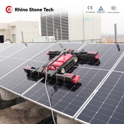 China Solar Panel Cleaning Robot Adjustable Solar Energy System for Farm Self Cleaning for sale