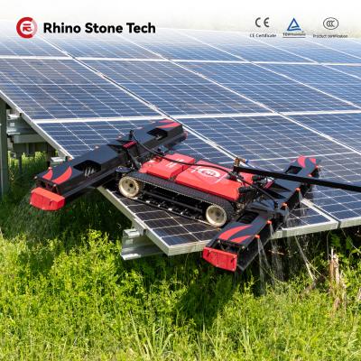 China Robot Solar Panel Cleaning Device Automatic Intelligent PV Cleaning Machine for Commercial and Residential Use for sale