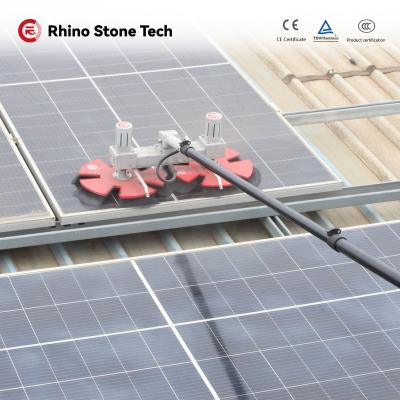 China Solar Panel Cleaning Machine Double-Disc Rotating Brush for Washing Photovoltaic Cleaning Drone for sale