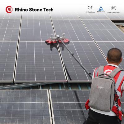 China Solar Panel Rotating Brush Designed to Quickly Eliminate Obstinate Dust and Dirt Without Causing Damage to Glass Panels for sale