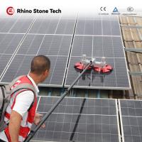 Quality Solar Panel Cleaning Brush with Dual Disc Five Petal Brush Head for Safe for sale