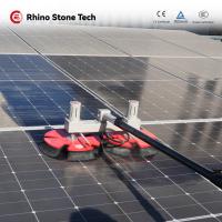 China Solar Panel Cleaning Tool Equipment Double Head Solar Panel Cleaning Rotating Brush for sale