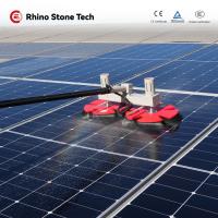 China Solar Panel Cleaning Tool Equipment Double Head Solar Panel Cleaning Rotating Brush for sale