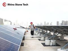 Pulizia del pannello del riscaldatore d'acqua solare mobile Asciugatrice ad alta velocità per la pulizia del modulo solare DC24V